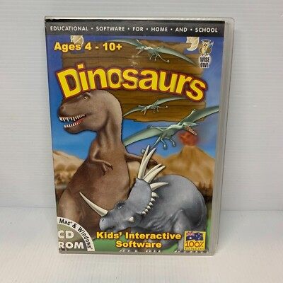 Dinosaurs: Kids Interactive Software (PC CD Rom) Childrens, Education ...