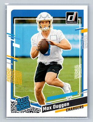 2023 Panini Donruss Football #352 Max Duggan Rated Rookie Chargers | eBay