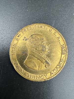 Vintage John Quincy Adams The Diarist Presidential Commemorative Coin ...