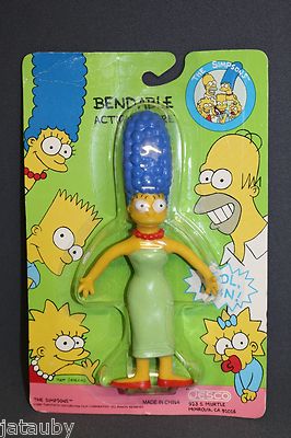 THE SIMPSONS - BENDABLE ACTION FIGURES - Marge Simpsons - Collectible ...