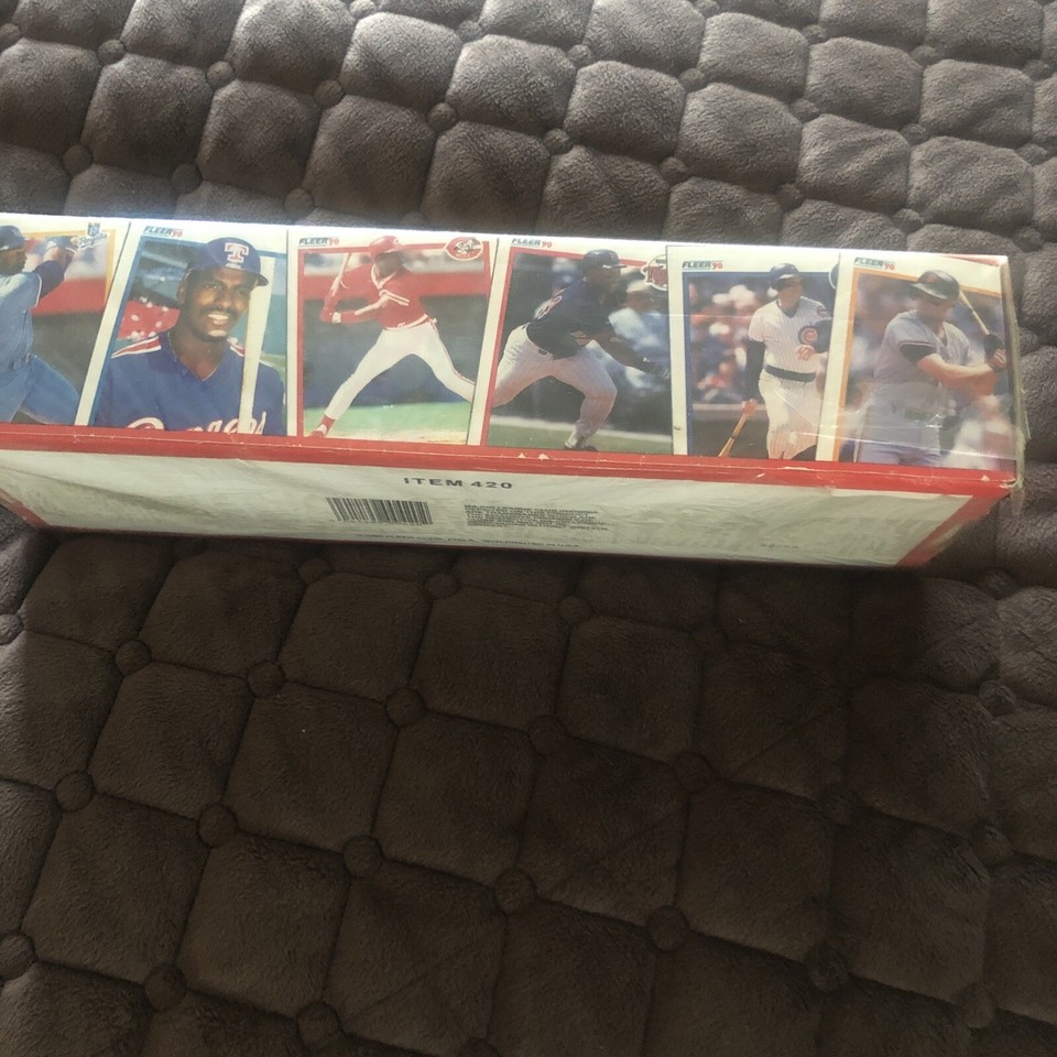 Brand New FLEER 1990 10TH ANNIVERSARY BASEBALL CARD Complete Set ...