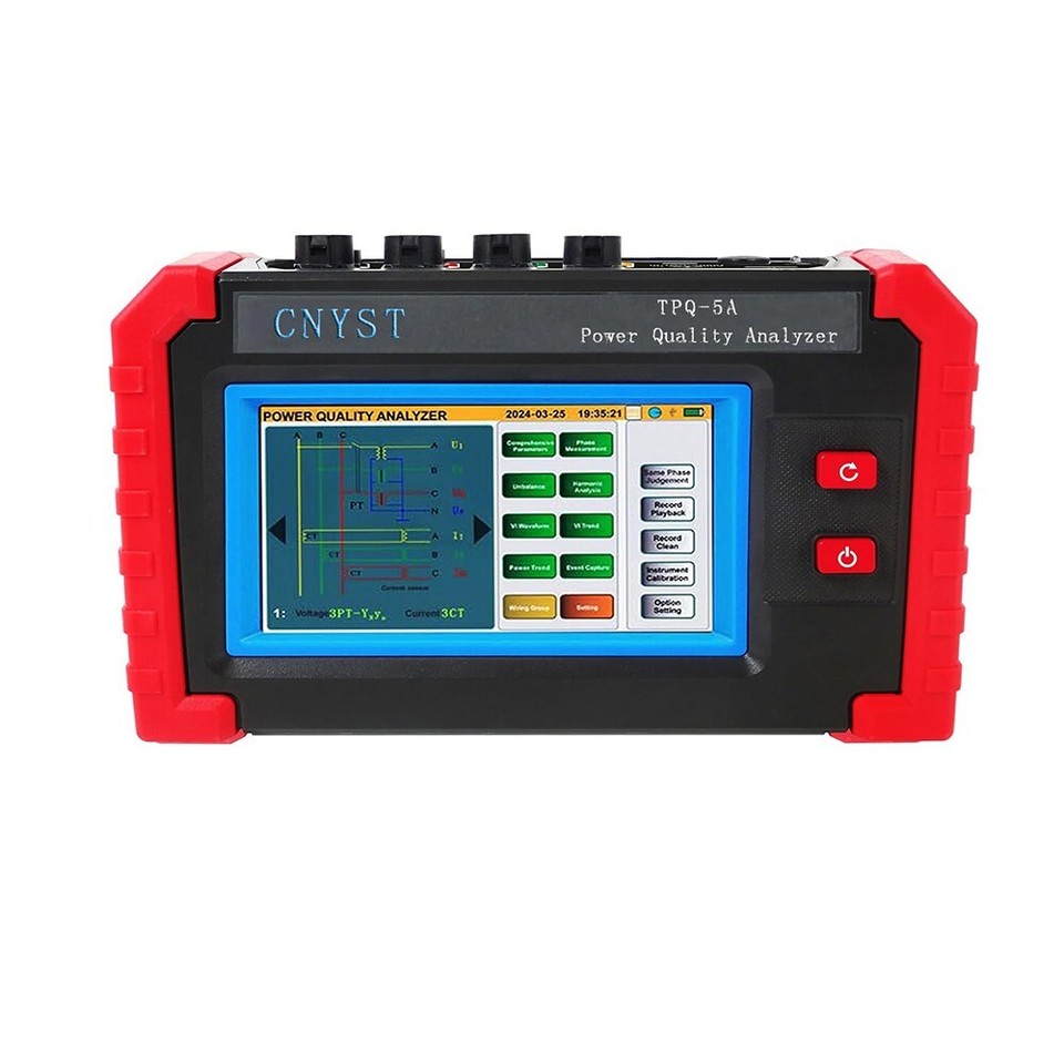 Power Quality Analyzer Meter with Current Clamp 10A ~ 6000A Max ...