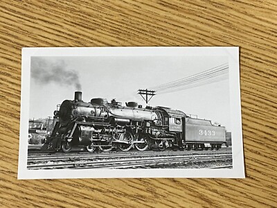 Santa Fe Railway Steam Engine Locomotive 3433 Vintage Photo ATSF | eBay