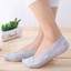 5x Lady Socks Liner Invisible Lace Cotton Hosiery Boat Low Cut Footies ...