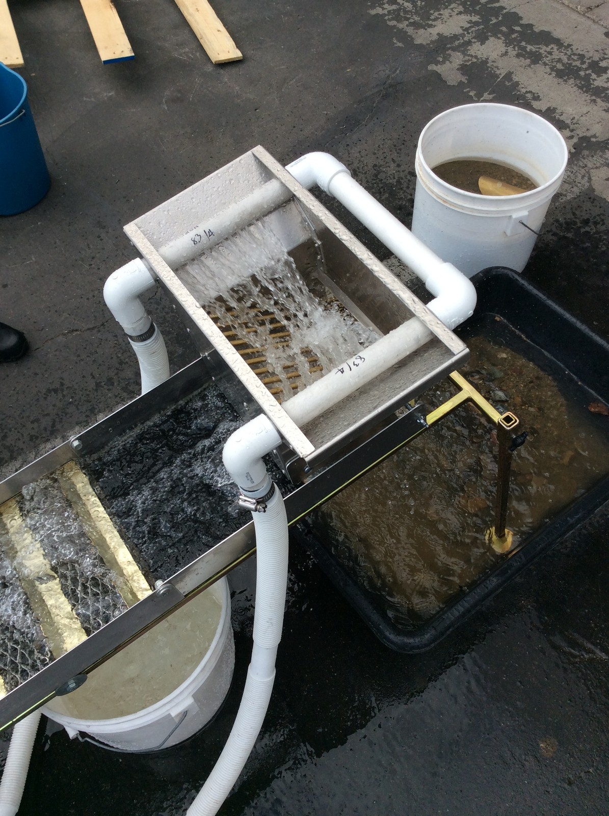 Sluice, True Highbanker/Hopper For 50" Self-Locking Sluice Box | eBay