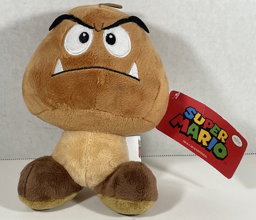 Goomba Mushroom Super Mario Plush 6" Good Stuff Basic Fun Inc, Nintendo ...