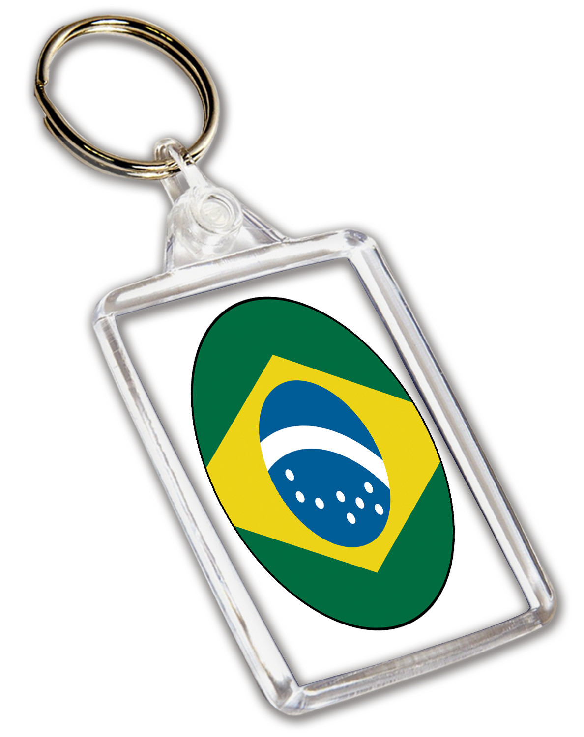 Brazil Brazilian Flag Keyring Gift - Birthday - Christmas - Stocking ...