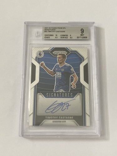 2021-22 Panini Prizm Premier League - Signatures Timothy Castagne #S ...