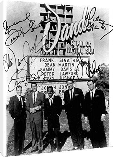 Floating Canvas Wall Art: Rat Pack Autograph Print | eBay