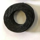Waxed LINEN CORD lacing 5-cord rug braiding weaving twine ~ black ...