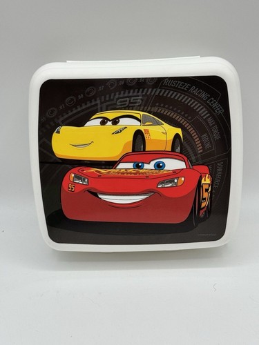 NEW Tupperware Disney Pixar Cars Sandwich Box Container Lunch Snack ...