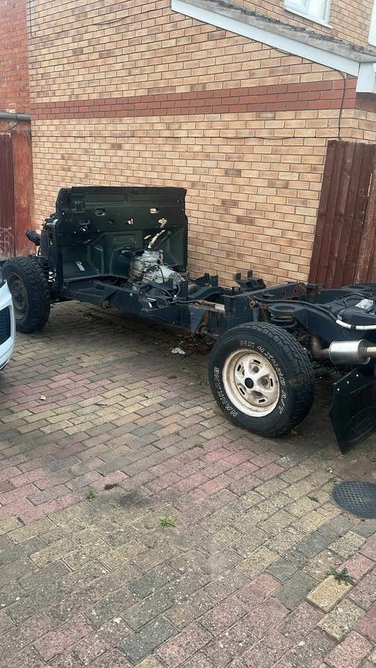 Land Rover Defender Puma 110 Chassis With Engine And Gearbox 2015 | eBay UK