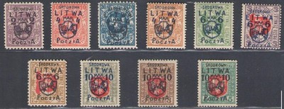 1920 Central Lithuania, Polish Occupation No. 1/10, MH* - Raybaudi ...