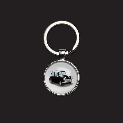 Porte-clés Austin Mini cooper noire porte-clefs | eBay