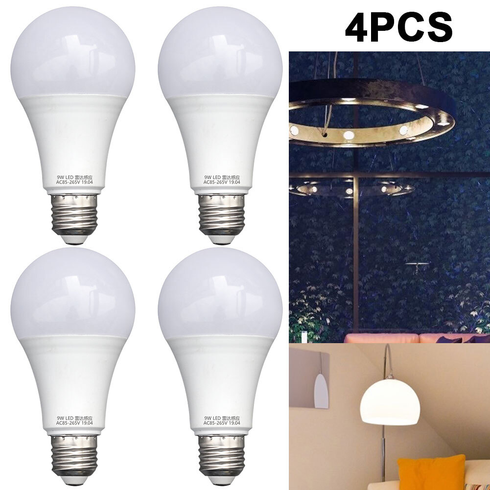 E27 LED Radar Light Bulb SMD5730 Motion Sensor Bulb White Light (5W) | eBay