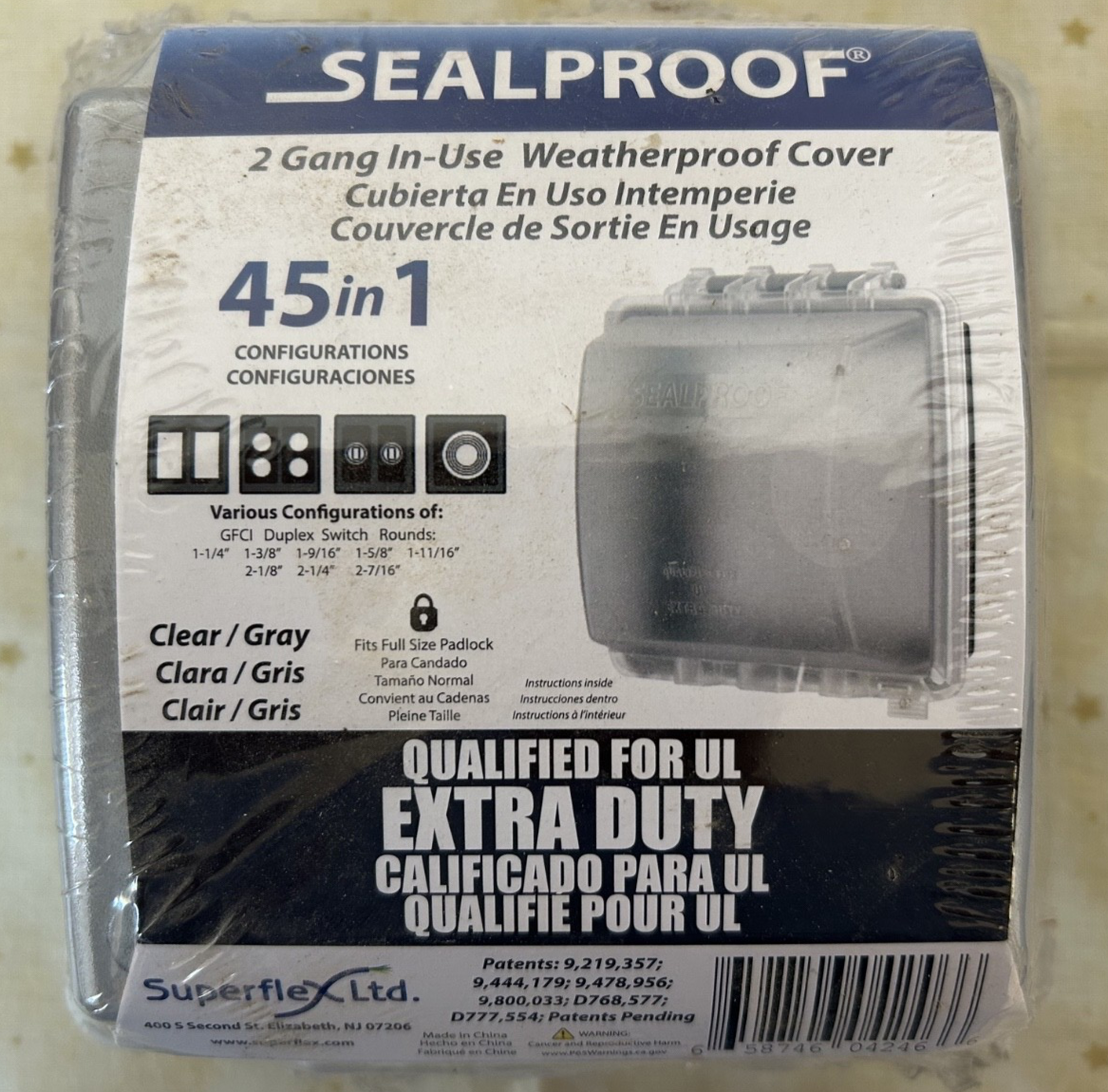 2GWIUXD 2 Gang In-Use Weatherproof Cover Outlet Box Hood, 2-3/4" Deep ...