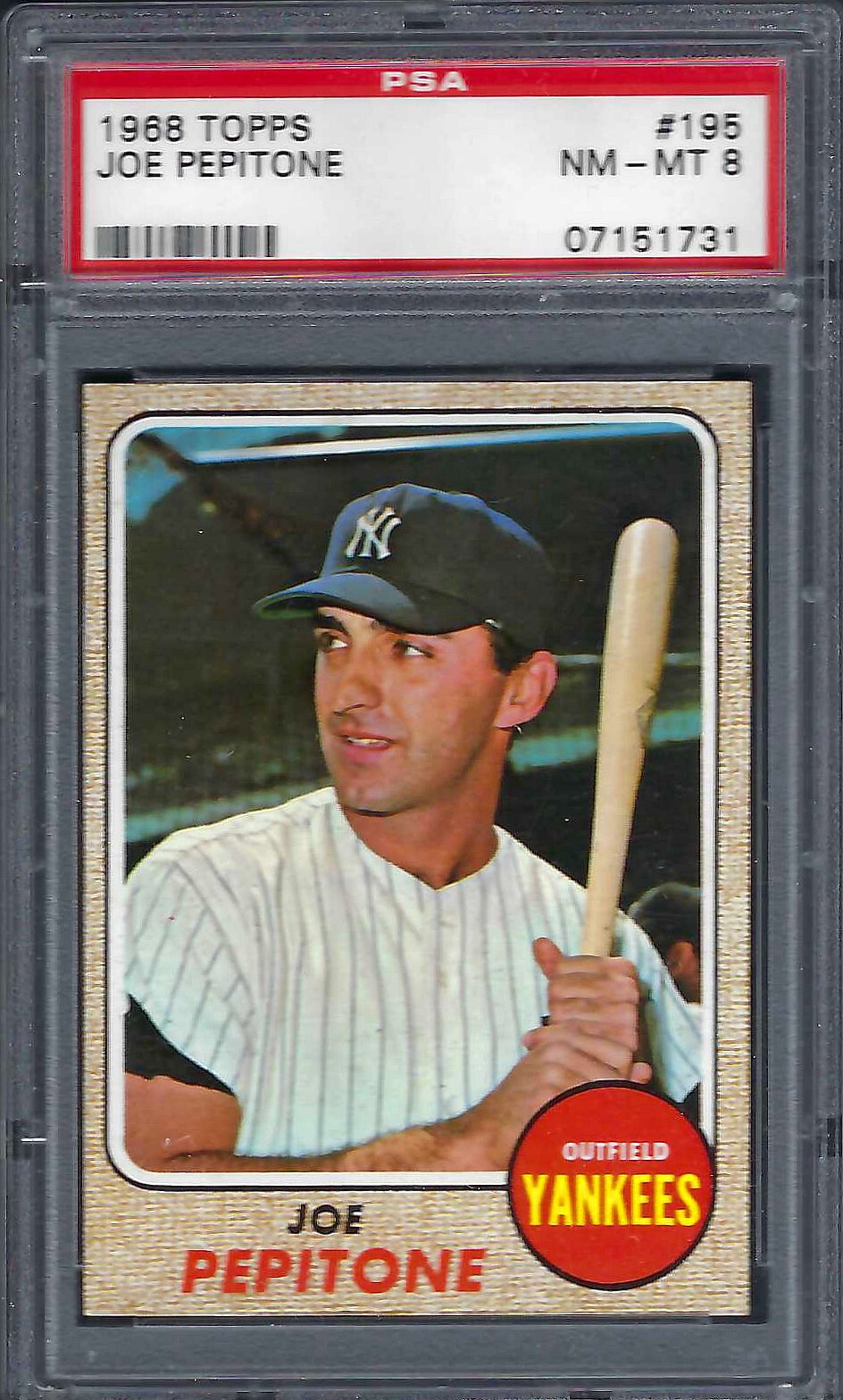 1968 Topps - #195 Joe Pepitone for sale online | eBay