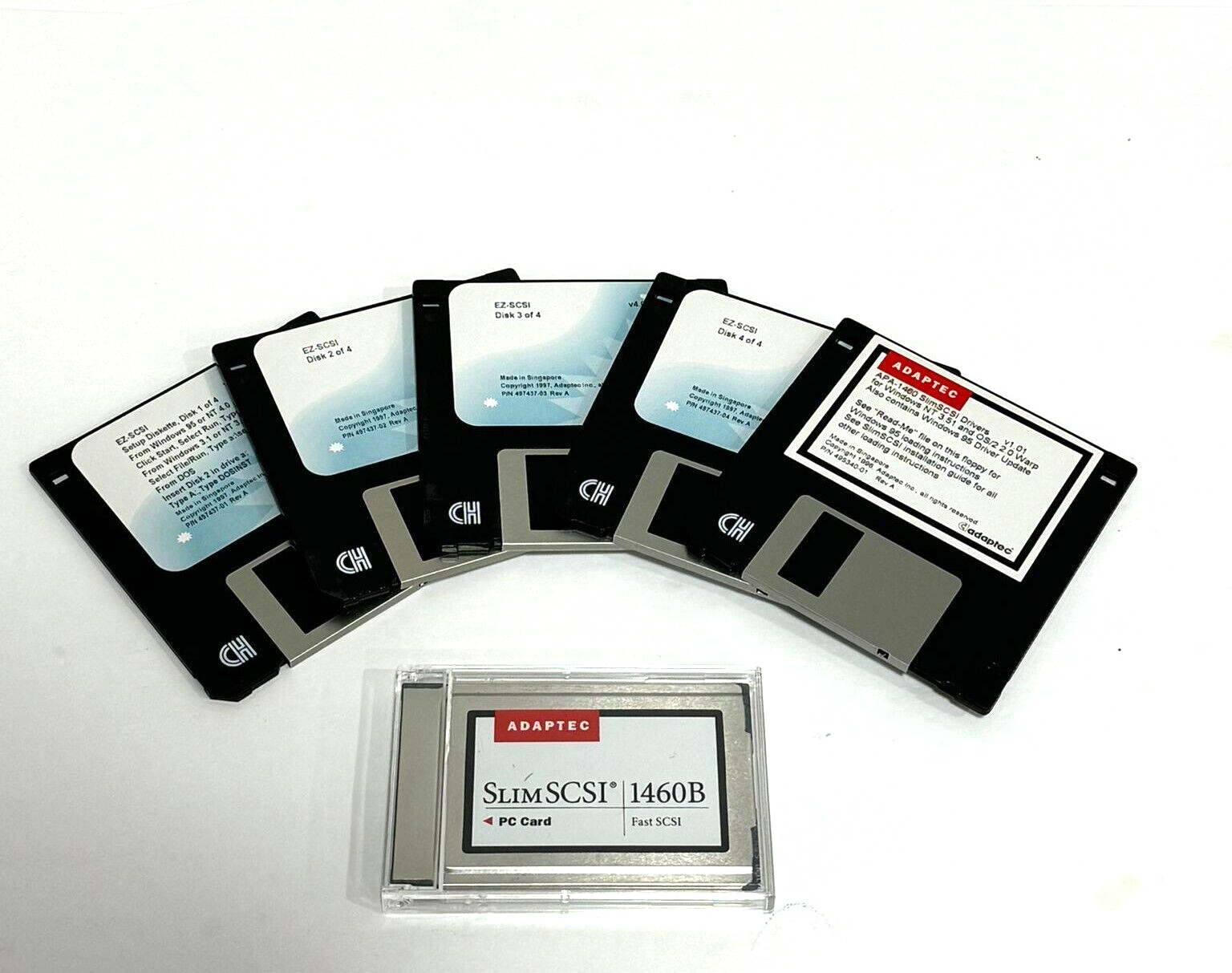 Adaptec Slim-SCSI 1460B PC Card Fast Adapter No Cable | eBay