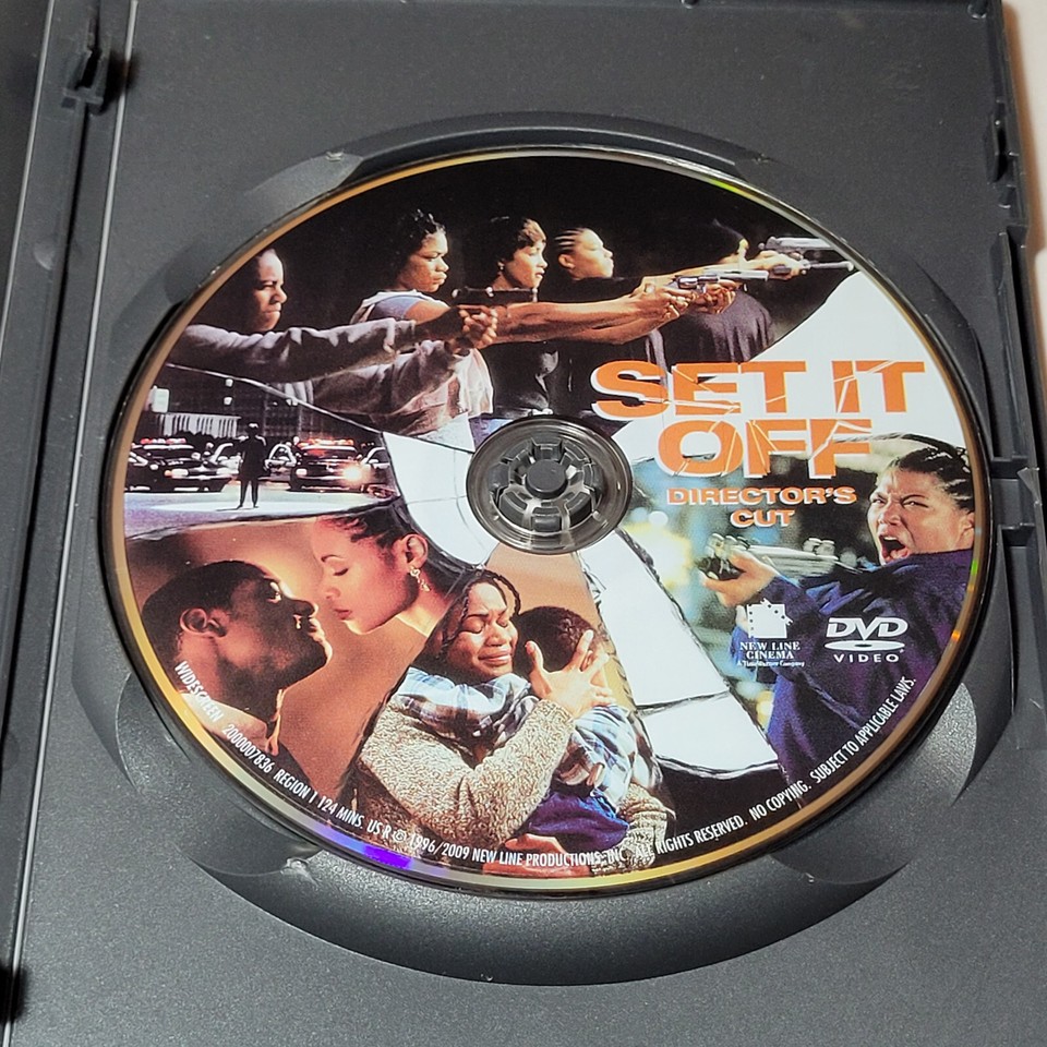 Set It Off (DVD, 1996 Director's Cut) Jada Pinkett Queen Latifah Free ...