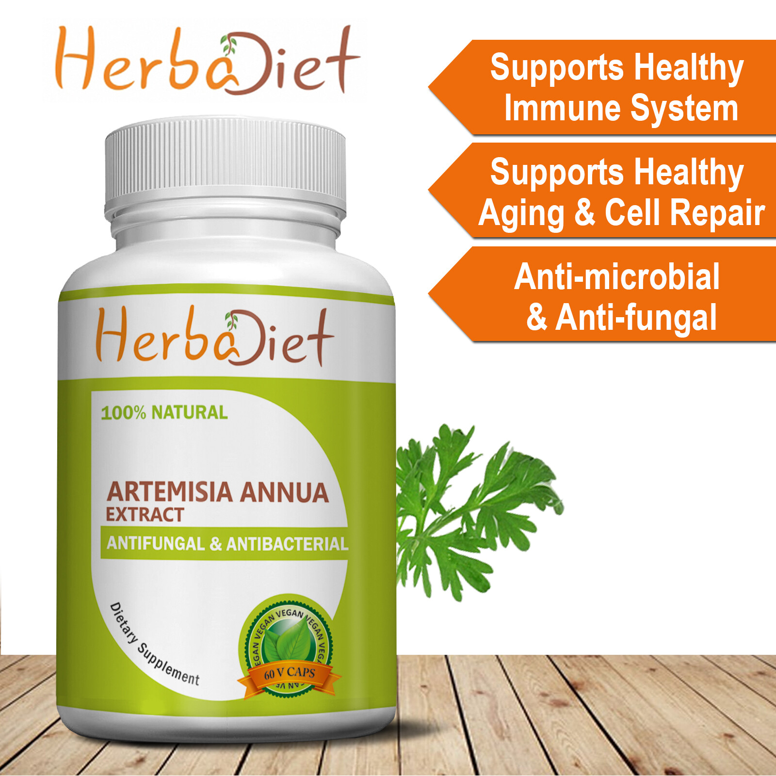 Artemisia Annua Extract Capsules ARTEMISININ Builds Immunity For ...