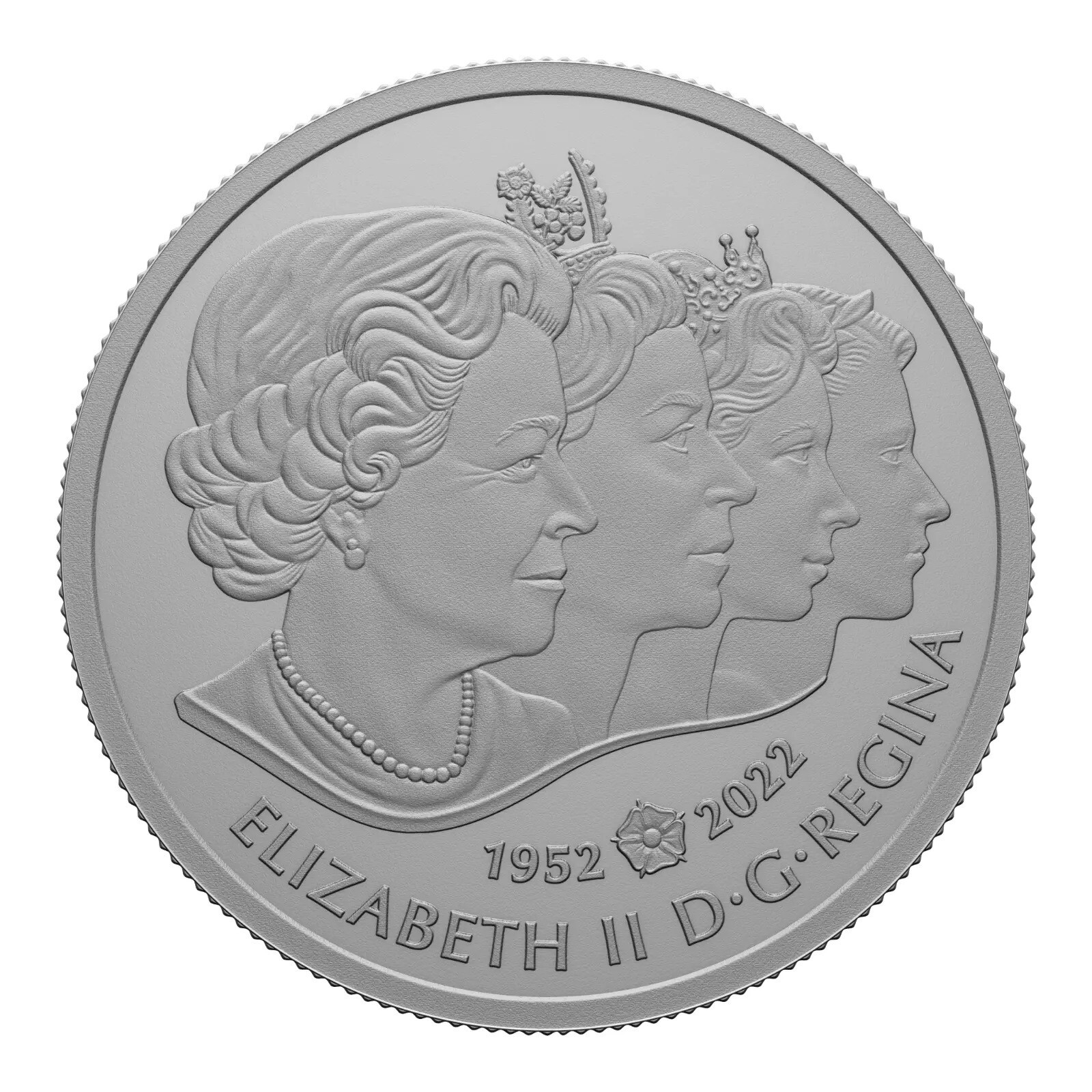 Canada 2022 $5 Portrait of Queen Elizabeth II Fine Silver Coin in RCM ...