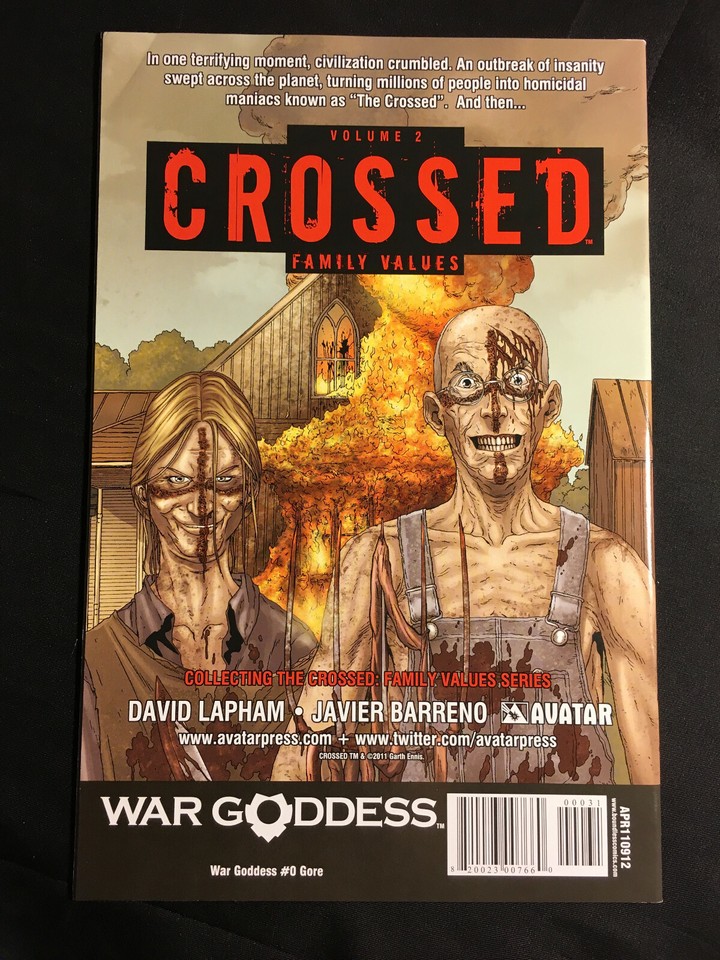 WAR GODDESS 0 VARIANT GORE JACEN BURROWS BOUNDLESS VF/NM V 1 LADY DEATH ...