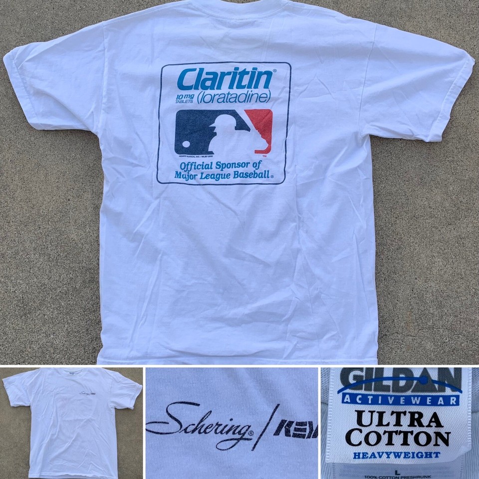 vintage Claritin Official Sponsor of Major League Baseball t-shirt MLB ...