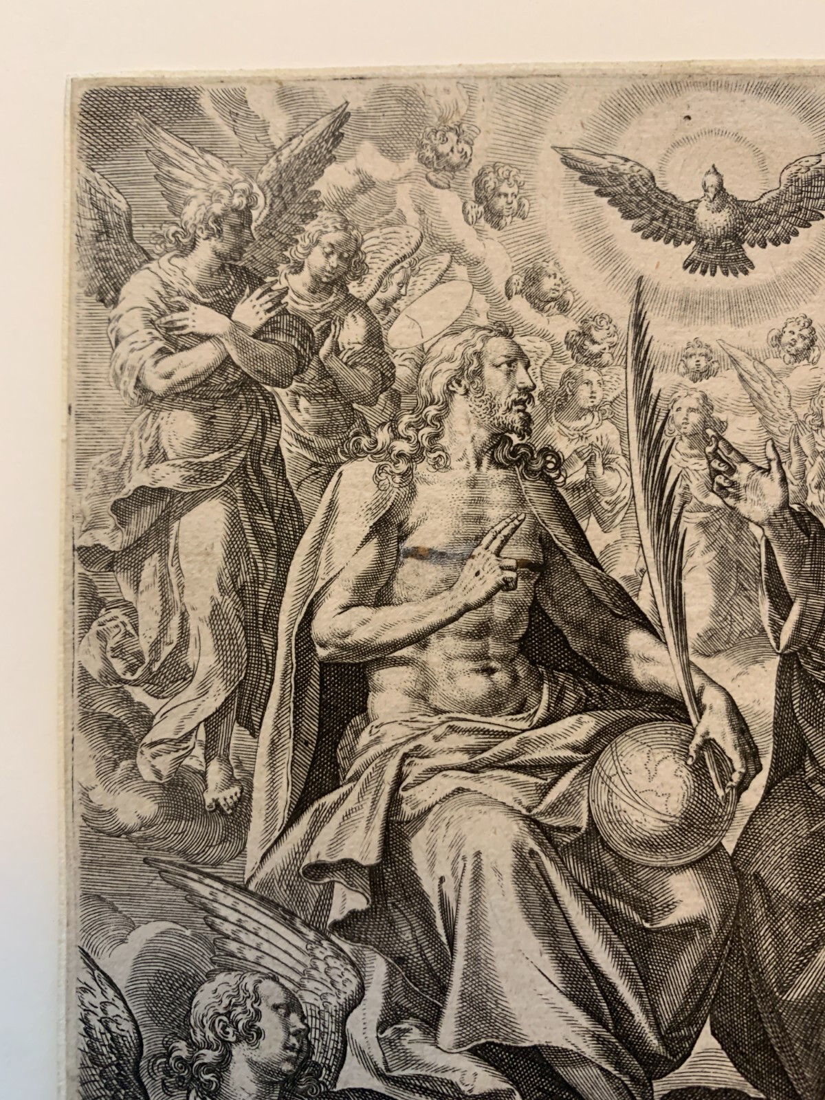 Martin de Vos / Johannes Sadeler (c 1588) GLORIA Engraving | eBay