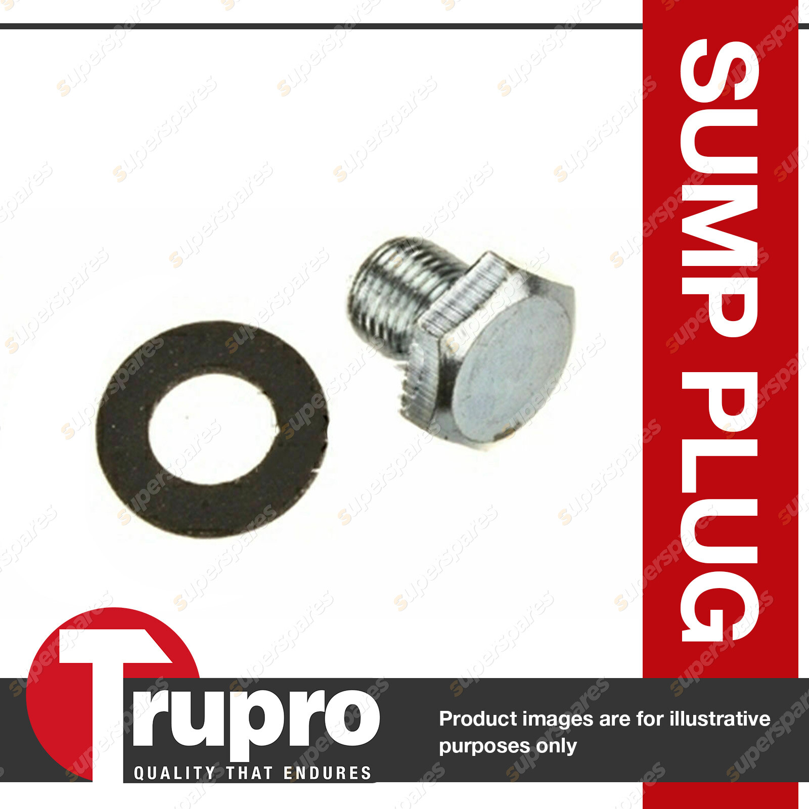 1 x Trupro Sump Drain Oversize Plug for Toyota Camry Corolla HiAce ...