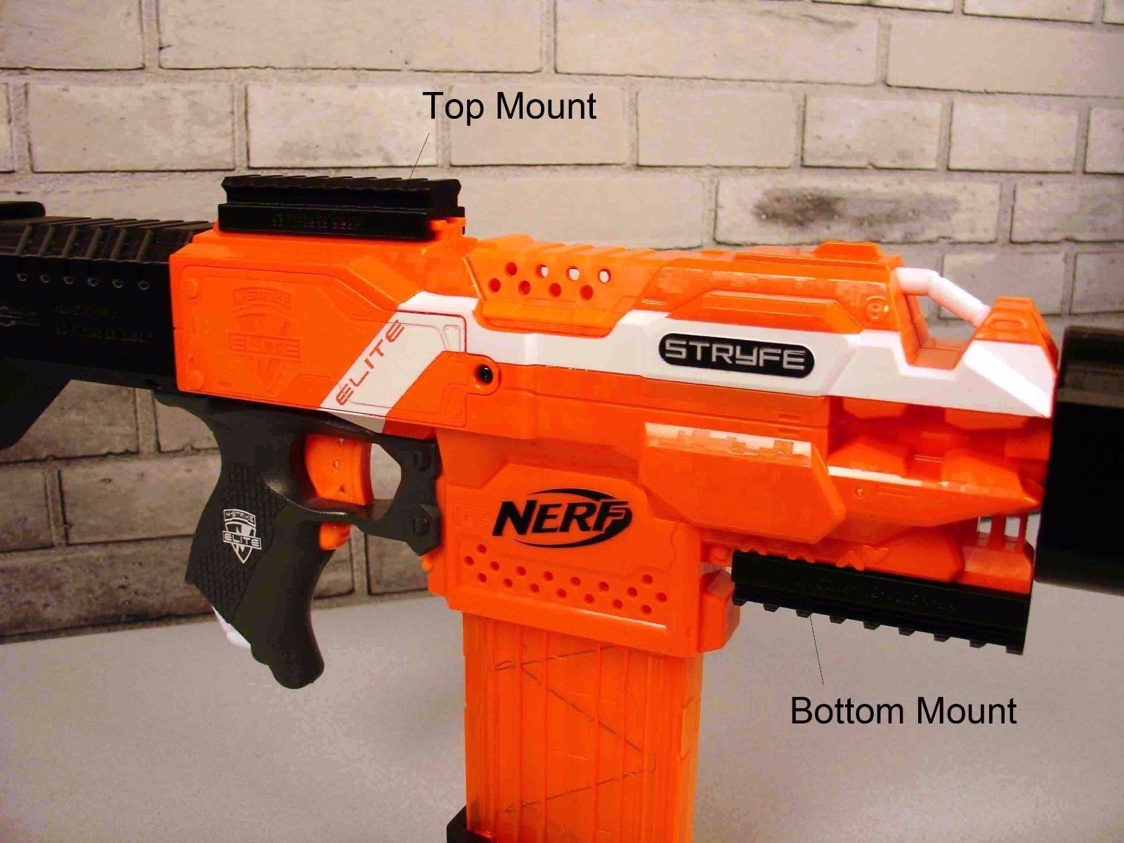 Picatinny Slip-On Rail for Nerf Stryfe Dart Gun Blaster | eBay