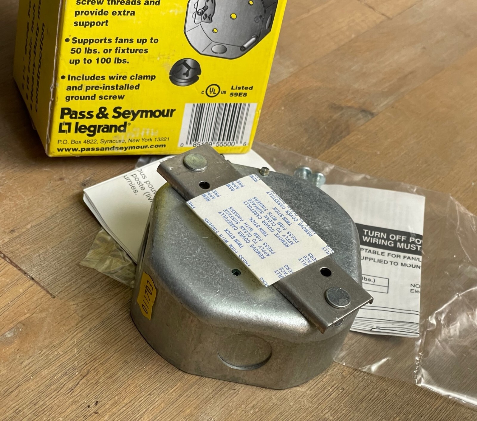 PASS & SEYMOUR REIKER 55500 FANSAFE HEAVY DUTY METAL BOX NOS | eBay