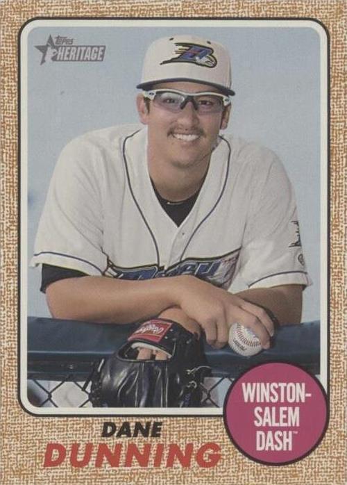 2017 Topps Heritage Minor League Edition - Dane Dunning #181 (RC) for ...