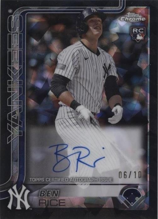 2025 Topps Chrome Sapphire Edition - Rookie Autographs Ben Rice, Ben ...