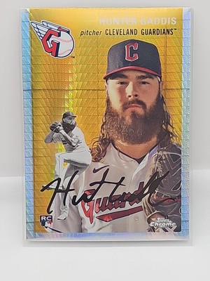 Hunter Gaddis 2023 Topps Chrome Platinum Topps Prism Refractor Rookie ...