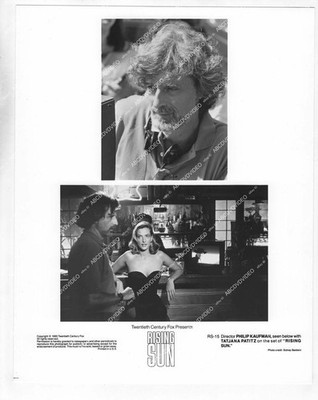 o25669 1993 orig photo director Philip Kaufman, Tatjana Patitz film ...