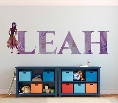 Descendants Wicked Custom Vinyl Lettering Stickers Wall Decals Name -PT ...