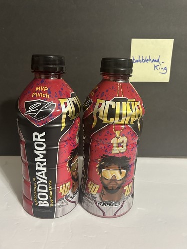 Limited Edition Ronald Acuna Jr. MVP Punch Body Armor Bottle New | eBay
