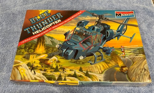 Vintage Monogram 1:32 Blue Thunder Helicopter Model Kit #6036 | eBay