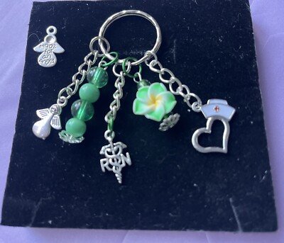 Nhs Nurse Mask Charm Keyring Key Chain Novelty Birthday Gift Christmas ...