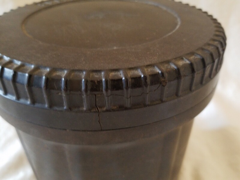 German Bakelite Fuse Box Kart.Vorl.H .13 Cap Pot WWII Large container ...