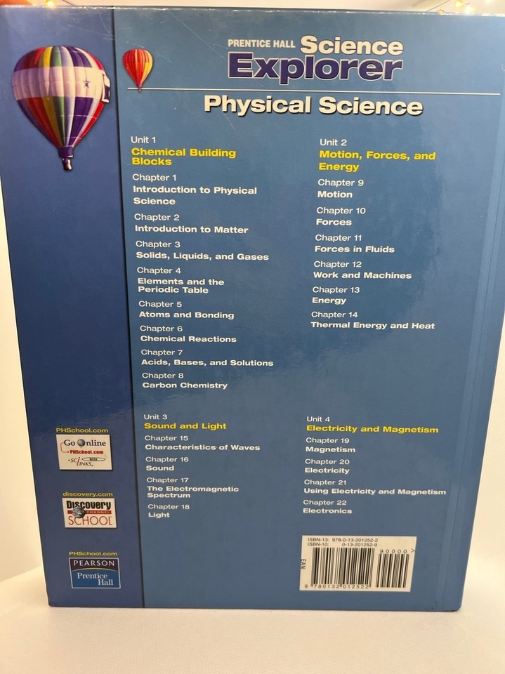 Prentice Hall PHYSICAL SCIENCE Textbook. | eBay