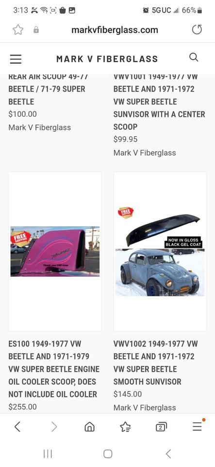 1949-1977 VW Beetle and 1971-1979 VW Super Beetle Engine Oil Cooler ...