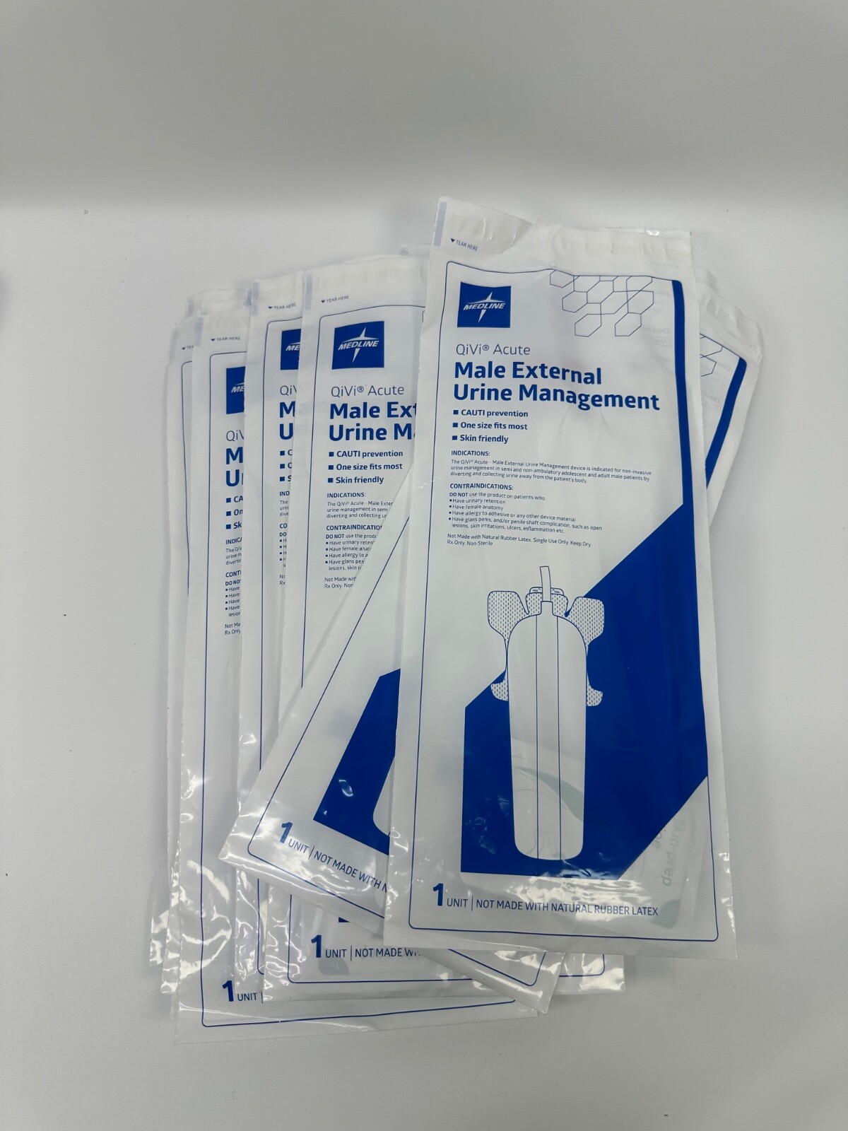 Medline QiVi Male External Urine Management Device box of 15 | eBay