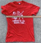 Vintage I Survived The 1981 Baseball Strike T Shirt Single Stitch Hanes ...