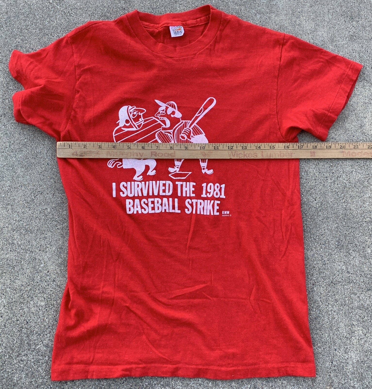 Vintage I Survived The 1981 Baseball Strike T Shirt Single Stitch Hanes ...