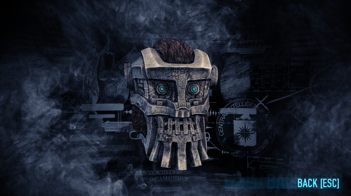 Payday 2 Skull Mask