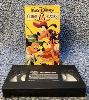 Walt Disney Cartoon Classics Special Edition: Happy Summer Days VHS ...