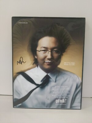 2007 Masi Oka SIGNED GOT MILK? Print Ad/Poster HEROES TV Series Hiro ...