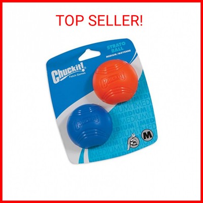 Chuckit! Strato Ball Dog Toy, Medium (2.5 Inch) 2 Pack | eBay
