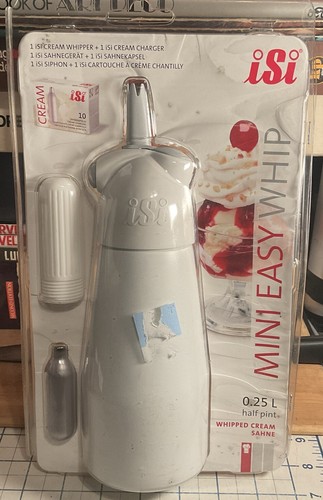 Whip iSi 0.25l Whipped Cream 1 Mini Pint Sahne Easy Whipper Charger for ...